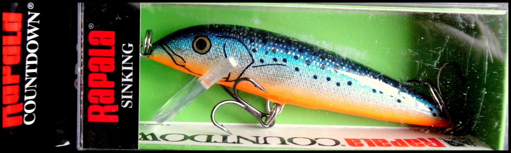 RARE RAPALA COUNTDOWN CD 9 CM BSM (BLUE SPOTTED MINNOW) COLOUR – Darkagelures