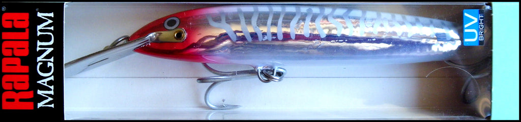 RARE RAPALA CD MAGNUM CDMAG 18 cm RHU (Red Head UV) color – Darkagelures