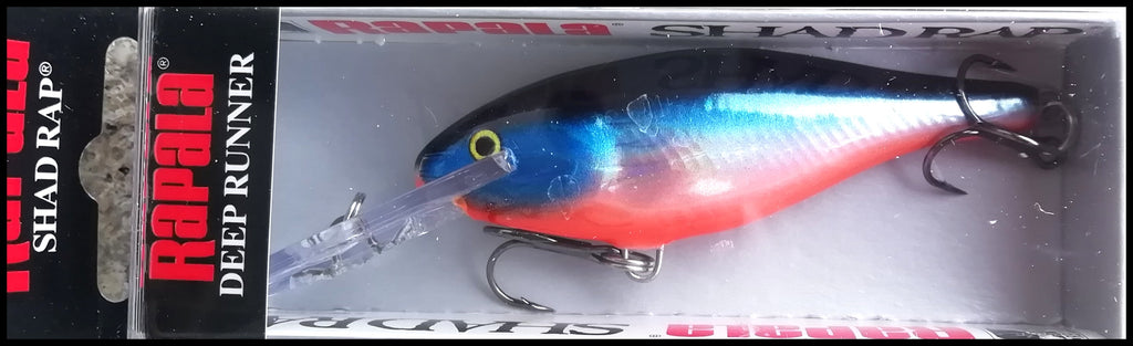RAPALA SHAD RAP SR 7 cm BGHH (Holographic Blue Ghost) color – Darkagelures