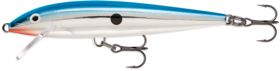 RAPALA ORIGINAL FLOATER 9 cm CHB (Chrome Blue) color – Darkagelures