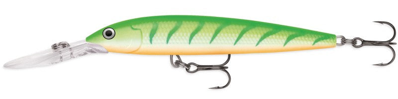 RAPALA DOWN DEEP HUSKY JERK DHJ 10 cm GTU (Green Tiger UV) color ...