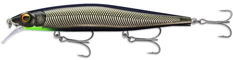 RAPALA Precision Xtreme Mavrik PXRM 110 MBGU (Matt Black Green UV) col ...