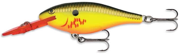 RAPALA SHAD RAP DEEP RUNNER SR 7 cm BHO (Bleeding Hot Olive) color ...