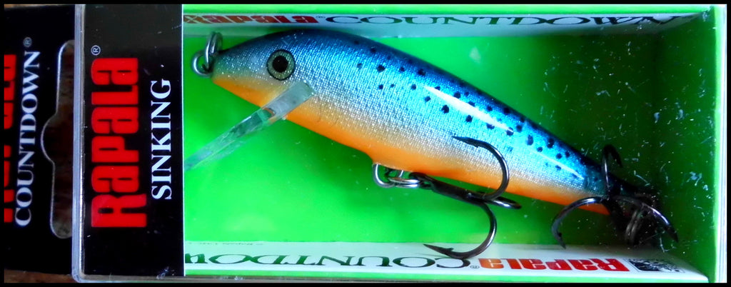 RARE RAPALA COUNTDOWN CD 7 cm BSM (Blue Spotted Minnow) color ...