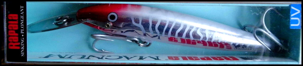 RARE RAPALA COUNTDOWN MAGNUM CDMAG 14 cm RHU (Red Head UV) color – Darkagelures