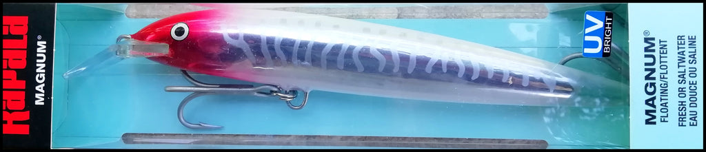 RAPALA MAGNUM FMAG 18 cm RHU (Red Head UV) color – Darkagelures