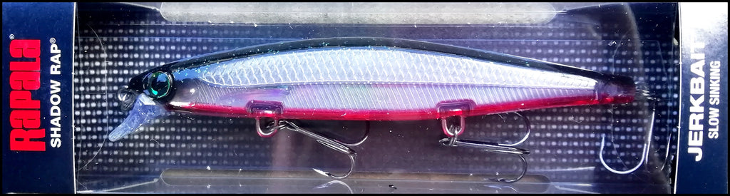 RARE RAPALA SHADOW RAP SDR 11 cm SPECIAL FBH (Frosty Black Head) color ...